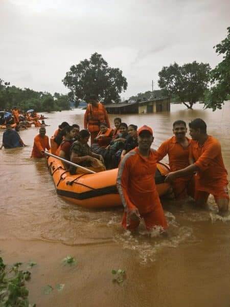 5 dead in Maharashtra rains, IAF, NDRF rescue villagers